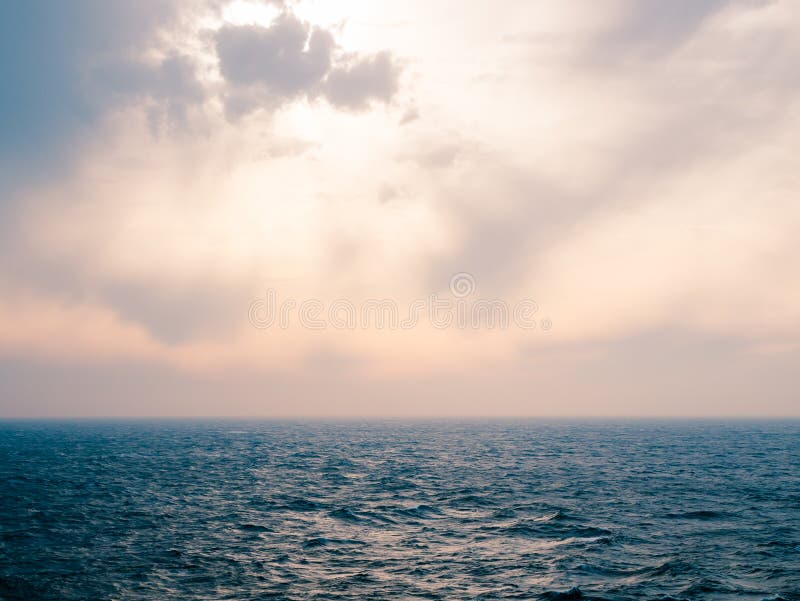 View on the Waves at the Middle of Atlantic Ocean Stock Image - Image ...