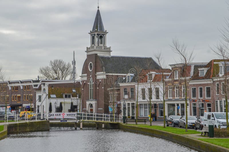 The Centrum of Weesp the Netherlands Editorial Stock Image - Image of ...