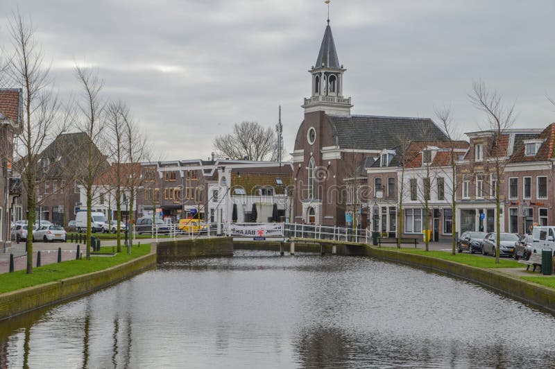 The Centrum of Weesp the Netherlands Editorial Stock Image - Image of ...
