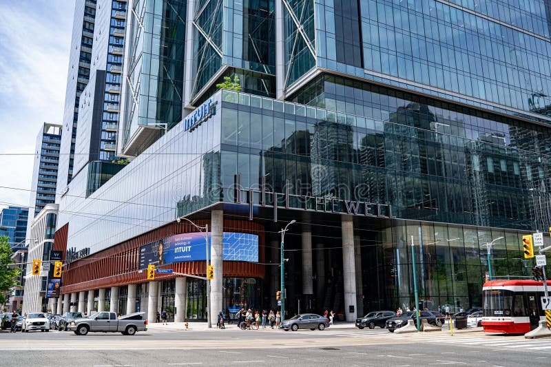 View of the Well Shopping Centre in Toronto. Editorial Image - Image of ...