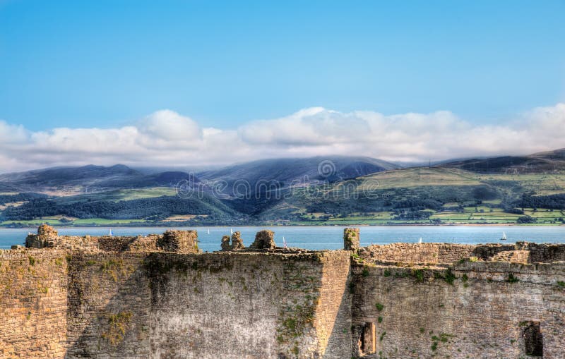 View of welsh countryside stock image. Image of beautiful - 33428849