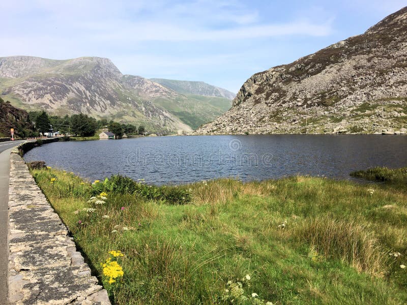 A View of the Welsh Mountains Stock Image - Image of welsh, skies ...