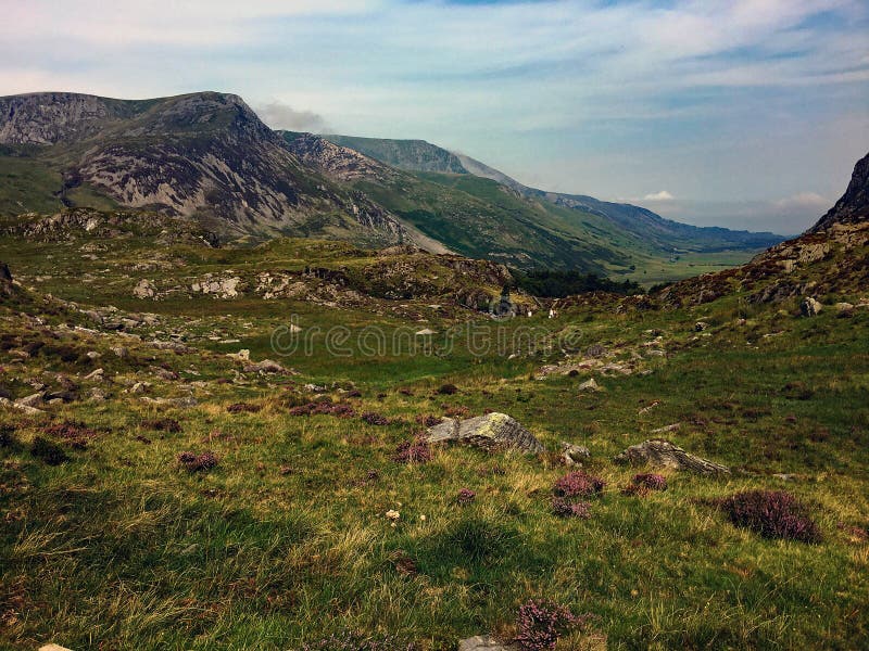 A View of the Welsh Mountains Stock Photo - Image of betws, ogwen ...