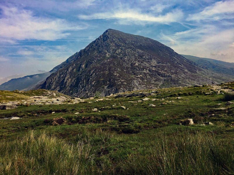 A View of the Welsh Mountains Stock Photo - Image of natural, skies ...