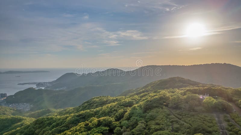 View of West Nagasaki from Mount Inasa Nagasaki, Japan May 13 2024 ...