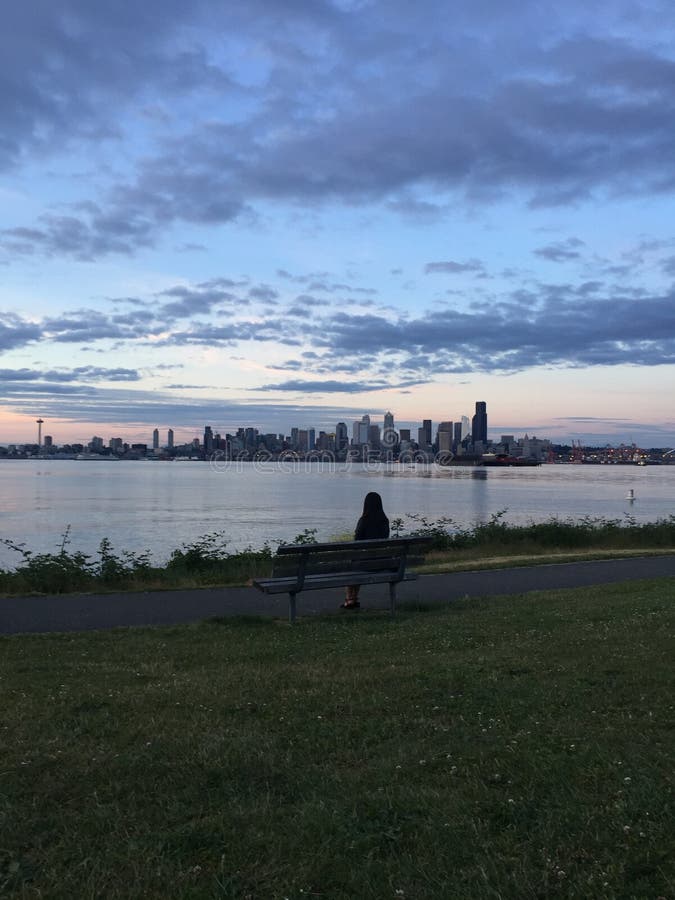 View of West Seattle in Summer Editorial Photo - Image of summer, west ...