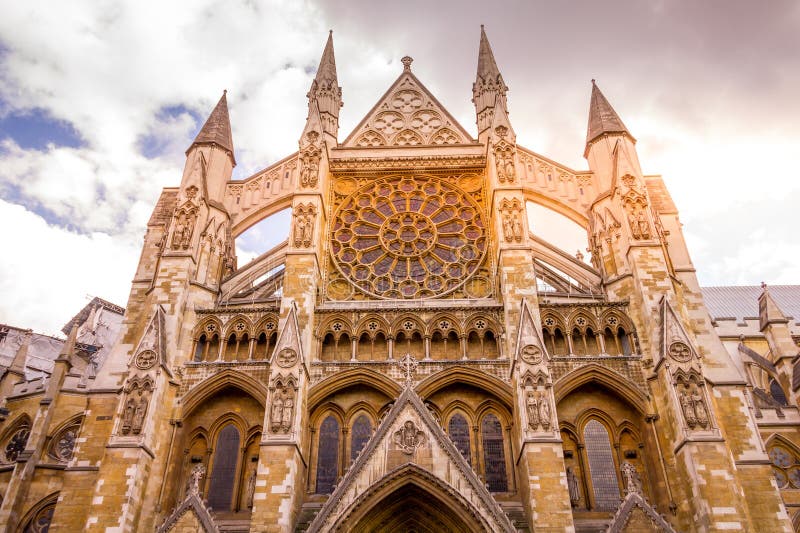 View of the Westminster Abbey in London Stock Image - Image of diana ...