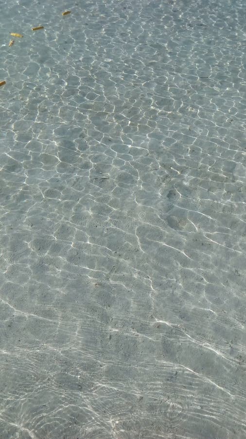 View of White Sand Texture through Shallow Water Stock Photo - Image of ...