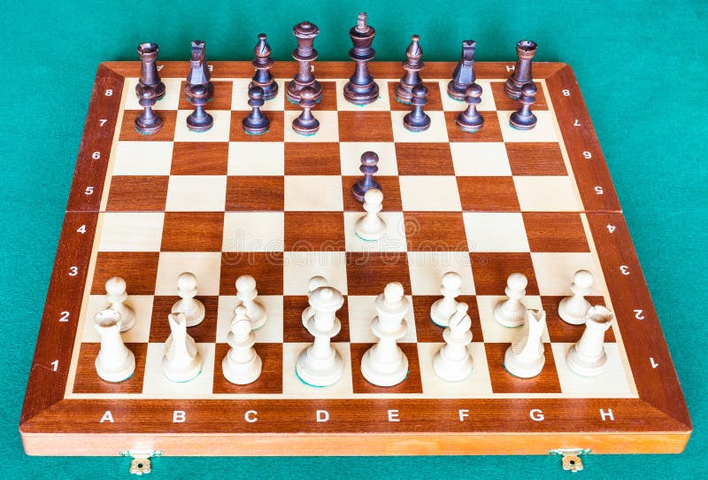 View of Set of Chess Pieces from King and Queen Stock Photo - Image of ...