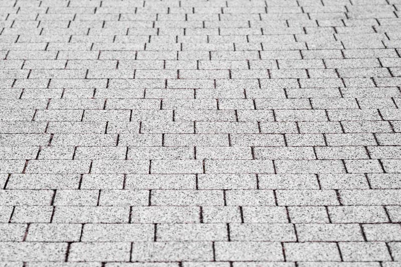 View on White Stone Sidewalk, Top View. Footpath Covering Stock Photo ...