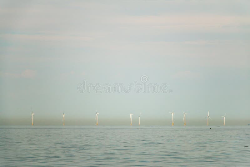 View of Whitstable Bay from Whitstable Beach Stock Photo - Image of ...
