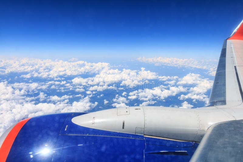 Airplane Window. Travel, Flight. Stock Image - Image of journey, inside ...