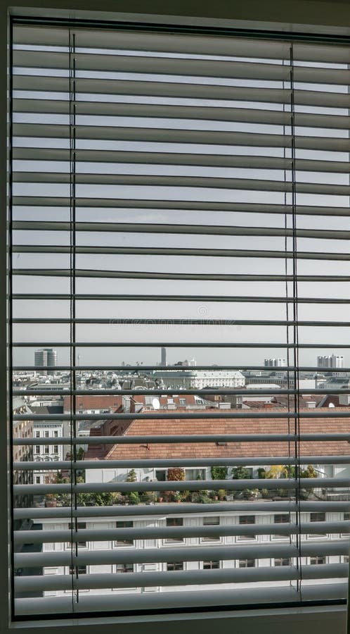 View from the Window on the Architecture of the City Stock Photo ...