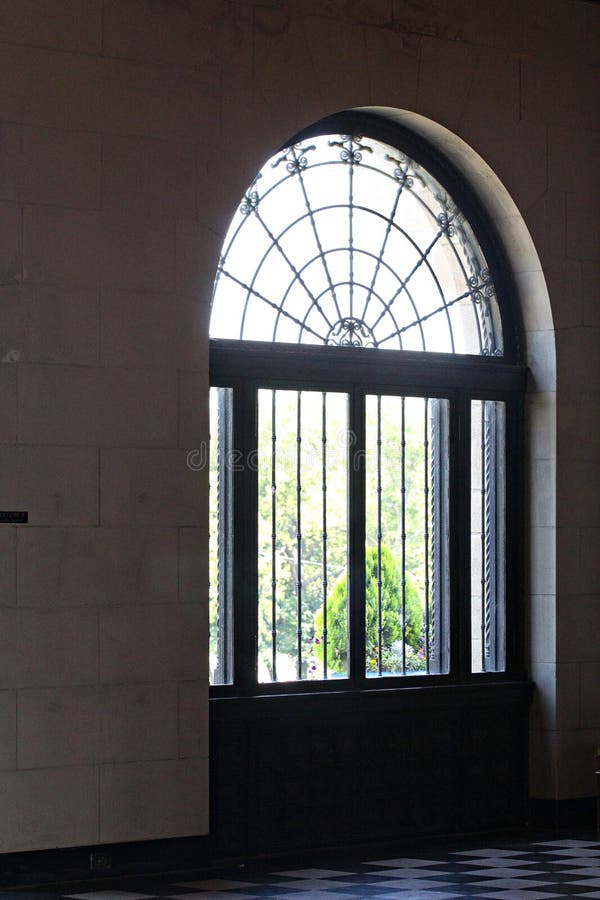 View from the Window of a Church from Inside Stock Image - Image of ...