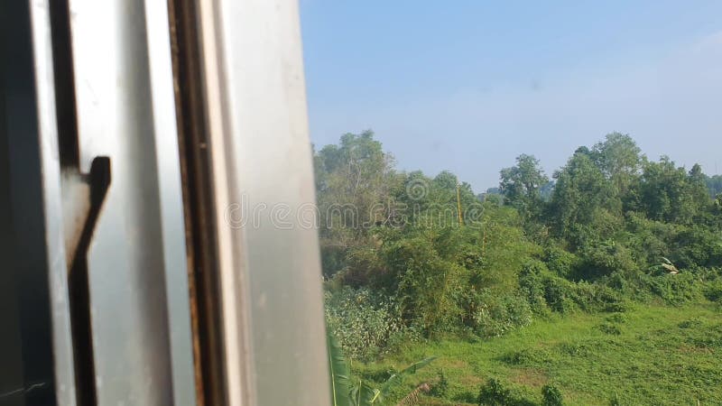 View from the Window of the Commuter Line Train Stock Video - Video of ...