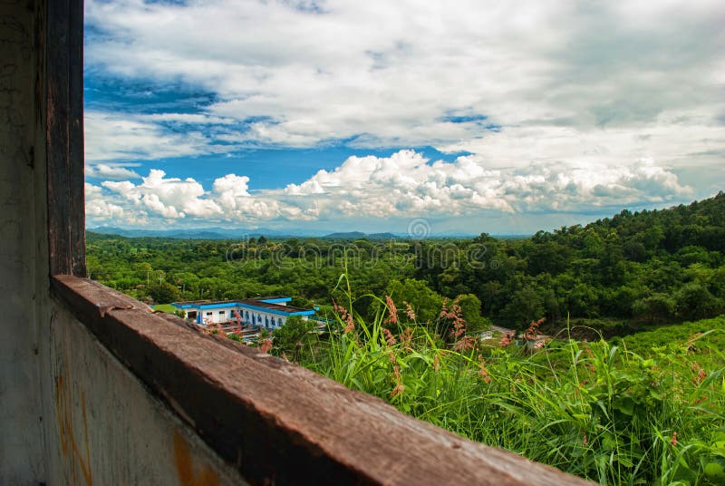 View through a Stone Window Stock Image - Image of rock, peaceful: 3815495