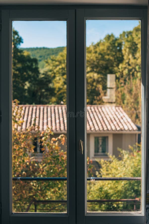 View through the Open Window Stock Image - Image of light, inside ...