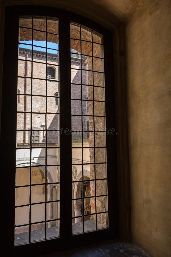 View from Window Inside Ducal Palace in Mantua -Italy Editorial Stock ...