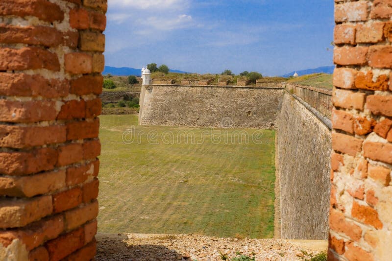 View Window San Ferran Castle Stock Photos - Free & Royalty-Free Stock ...