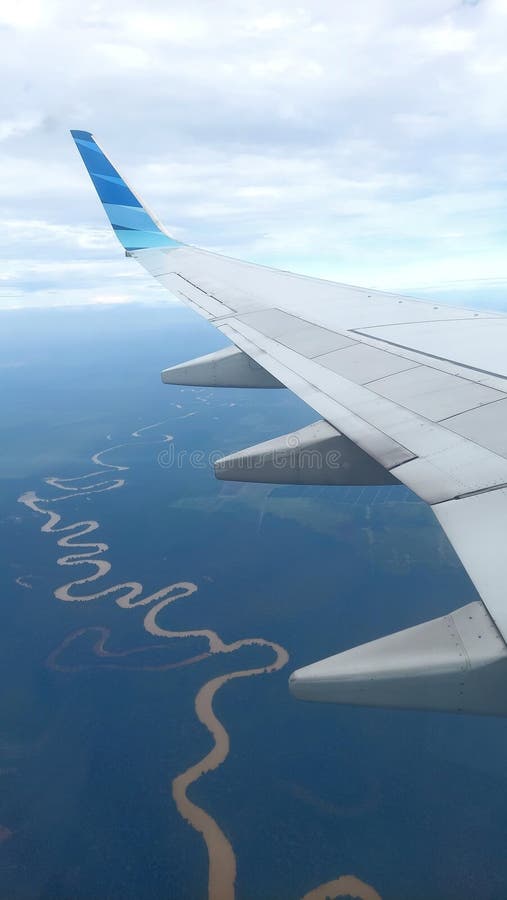 Flying Around this Blue-ish Sky Editorial Photography - Image of blue ...