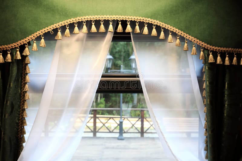 View of Window in Vintage Train Carriage Stock Photo - Image of ...