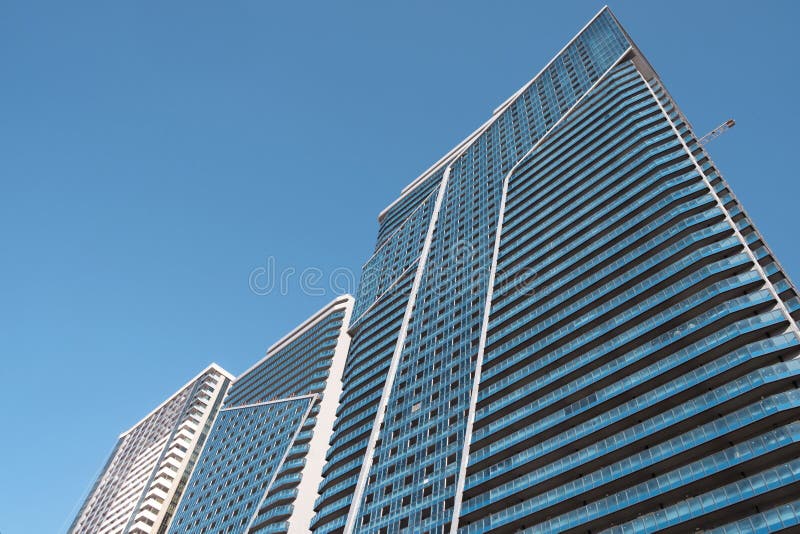 View of the Windows of the Skyscraper Stock Image - Image of style ...