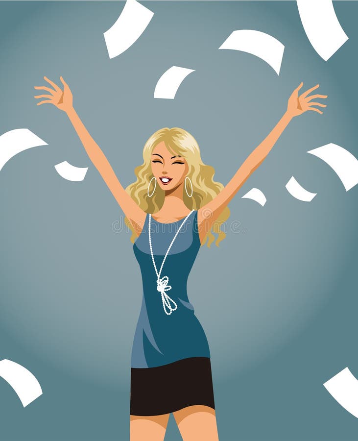 Throwing Papers Stock Illustrations – 85 Throwing Papers Stock ...