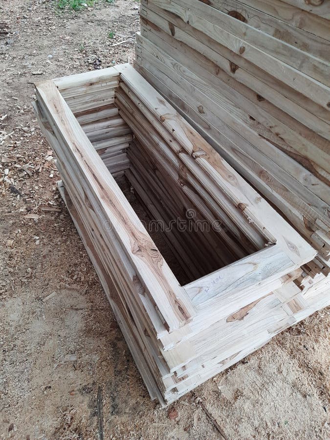 Wooden Frames of Windows Stack Stock Image - Image of windows, ceiling ...