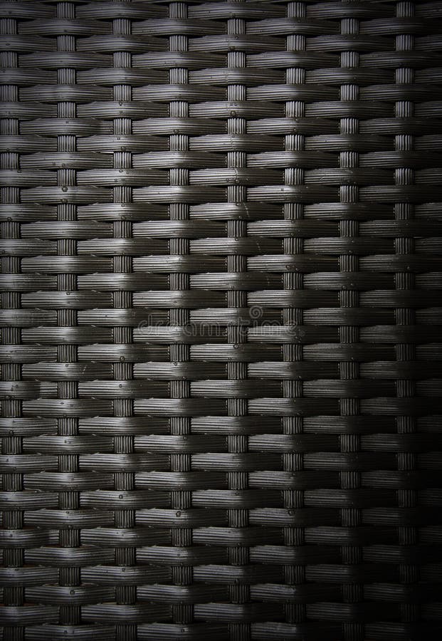 View of Wovenwork from Artificial Rattan Strips. Stock Image - Image of ...
