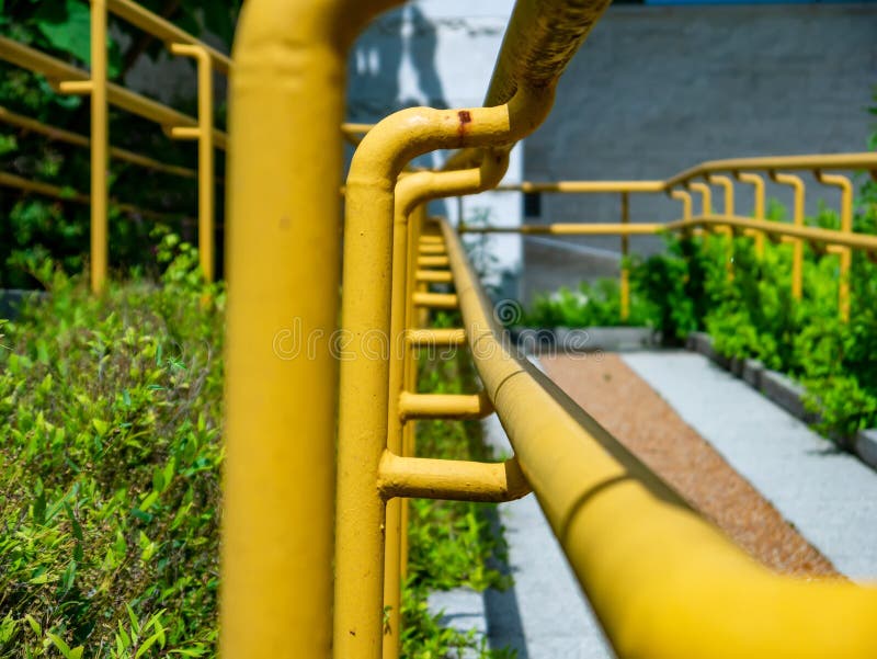 Railing and sidewalk stock photo. Image of natural, handrail - 21494600