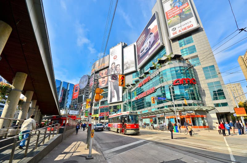 Times Square of Toronto editorial stock image. Image of toronto - 14666009