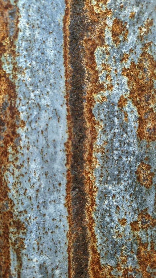 View of Zinc Rail Guard Surface Texture Stock Image - Image of guard ...