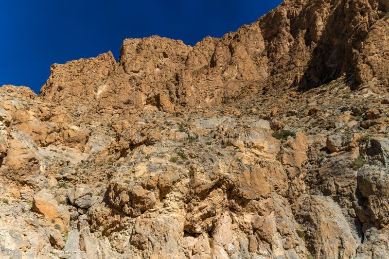 A View of the ZIZ Gorges in Morocco. Stock Image - Image of oasis ...
