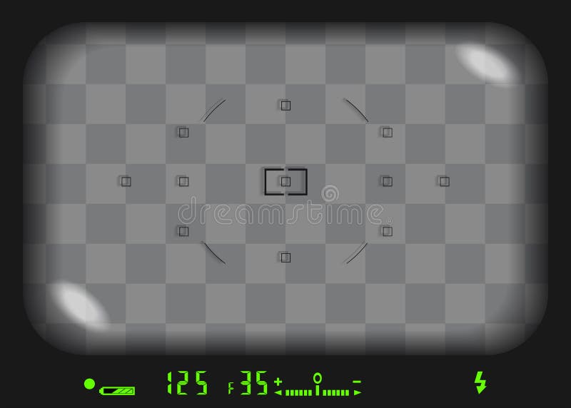 Viewfinder 3D stock vector. Illustration of points, electronic - 36670144