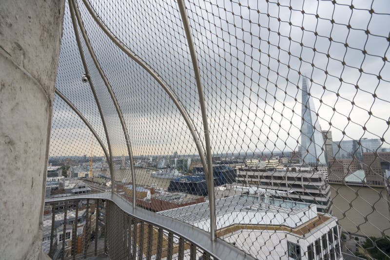 Viewing Platform on the Monument Tower in London - LONDON, ENGLAND ...