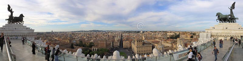 Viewing Platform Rome editorial stock photo. Image of landmark - 142130093