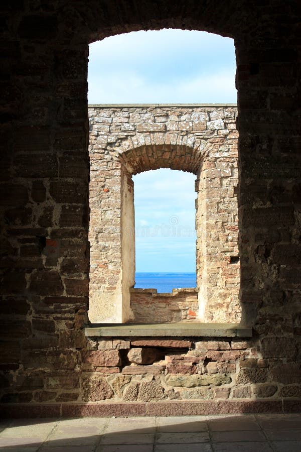 Viewing point stock image. Image of windows, oland, tiles - 19515733