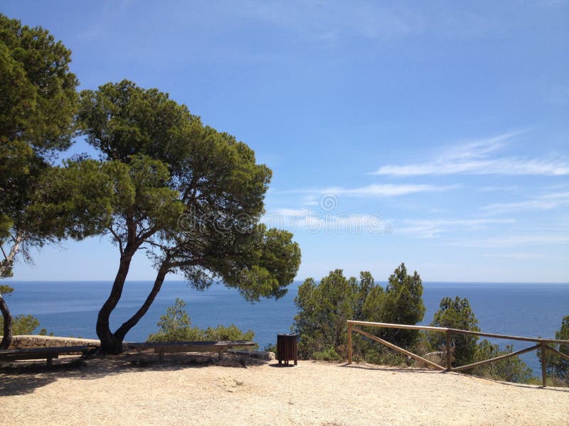 Viewing point stock photo. Image of platform, landscape - 82587740