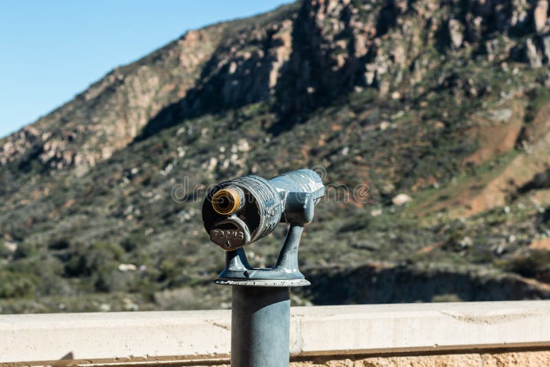 Viewing Scope at Mission Trails Regional Park Stock Image - Image of ...