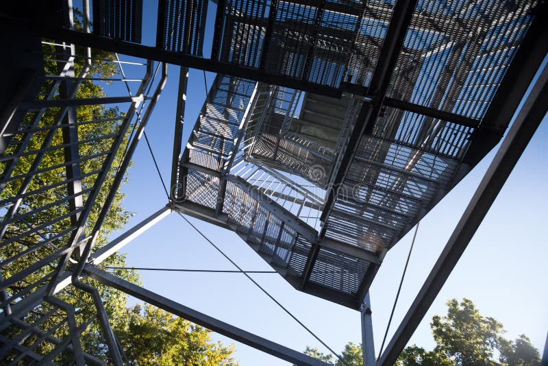 Modern viewing platform stock photo. Image of hall, corporation - 25044842