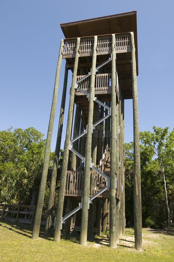 Viewing Tower at Park stock image. Image of park, chain - 9135875