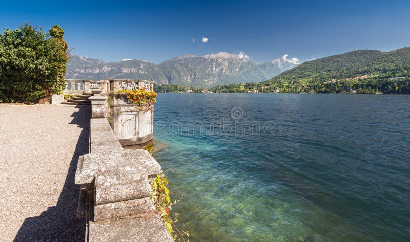 Viewpoint Along Lake Como, Italy, Europe Stock Image - Image of nature ...