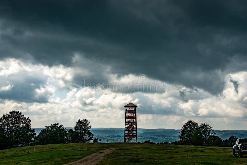 Viewpoint From The Hill Called Lisca Stock Photo - Image of valley ...