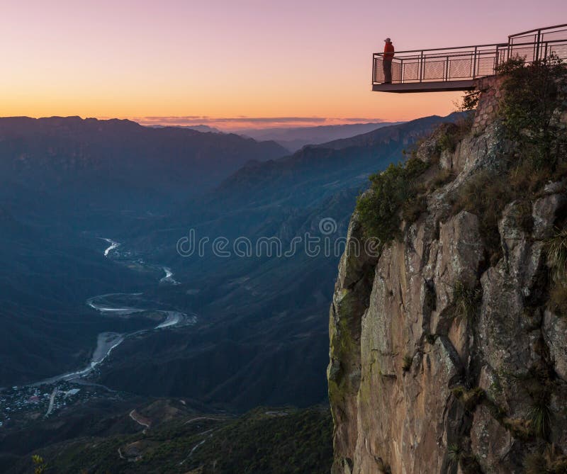 Viewpoint in Mexico stock photo. Image of cliff, scenery - 290620238