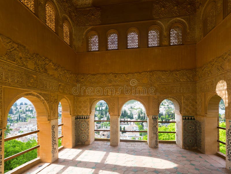 Viewpoint of Partal Palace at Royal Complex of Alhambra Editorial Image ...