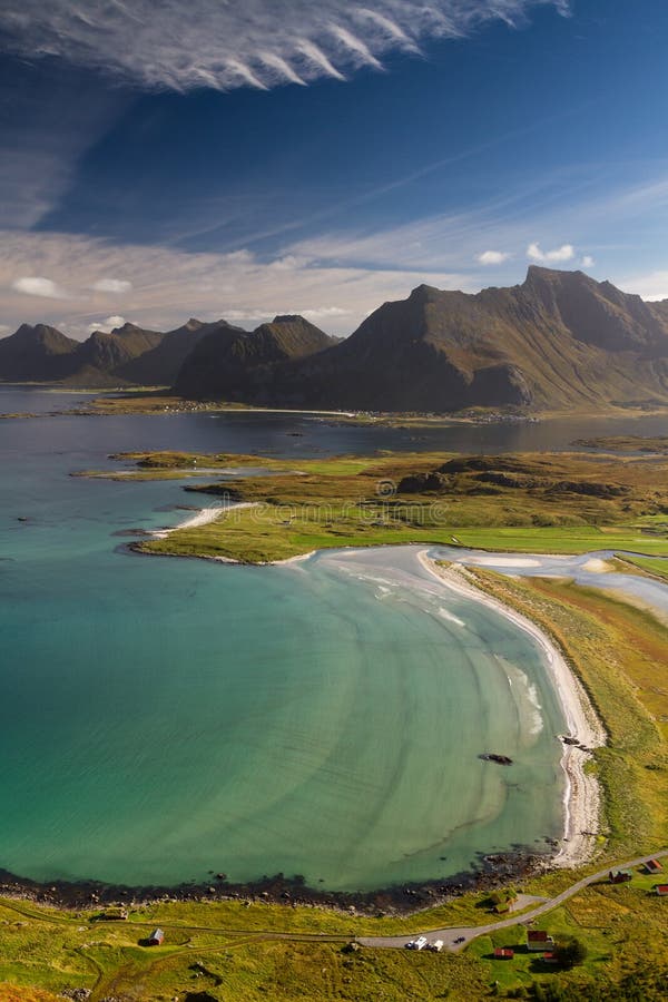 Viewpoint on the Peak of Roren Stock Image - Image of island, landscape ...
