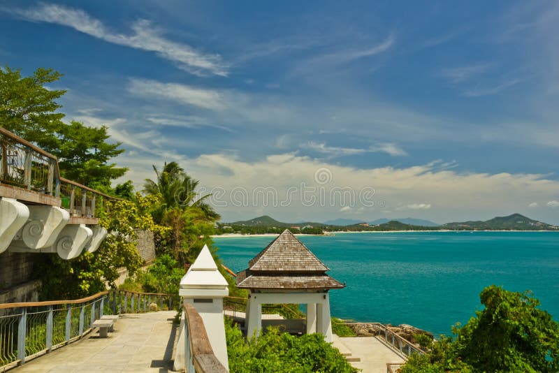 Viewpoint at samui beach stock photo. Image of ocean - 21077966