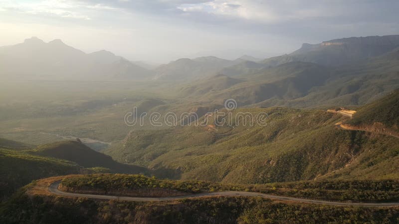 Viewpoint of the Serra Da Leba in Angola Stock Image - Image of forest ...