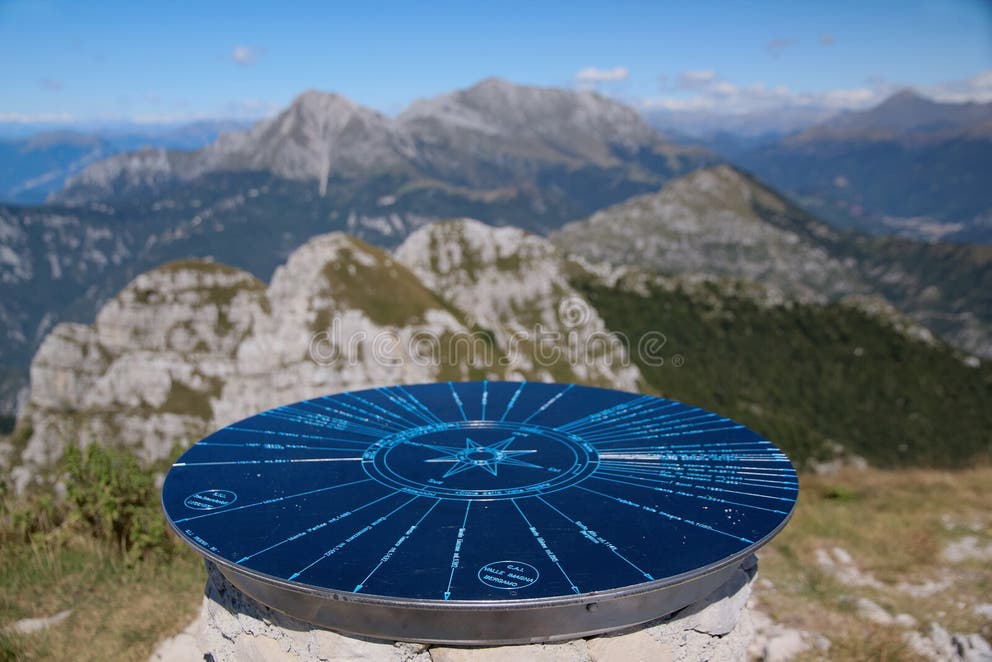 Viewpoint on the Top of Monte Resegone Stock Photo - Image of dolomiti ...