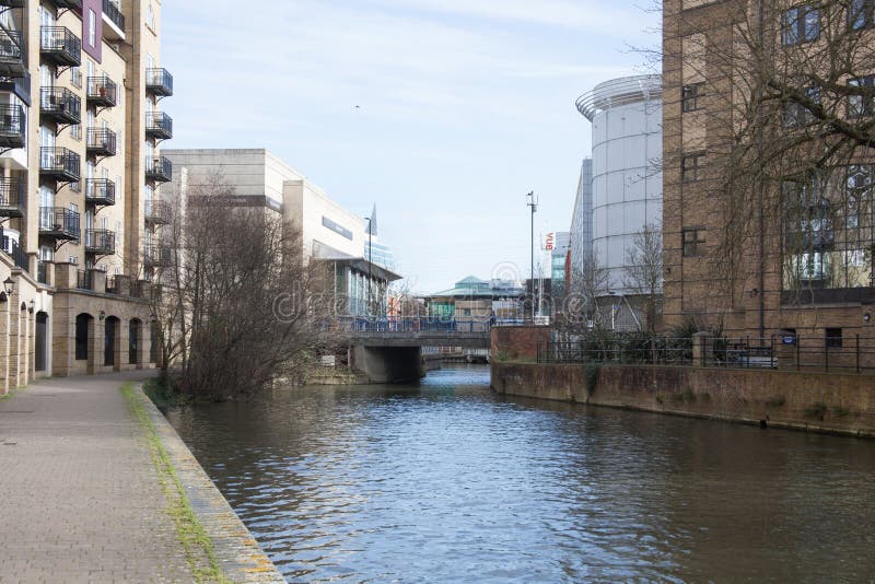 Views Along the River Kennet in Reading, Berkshire in the UK Editorial ...